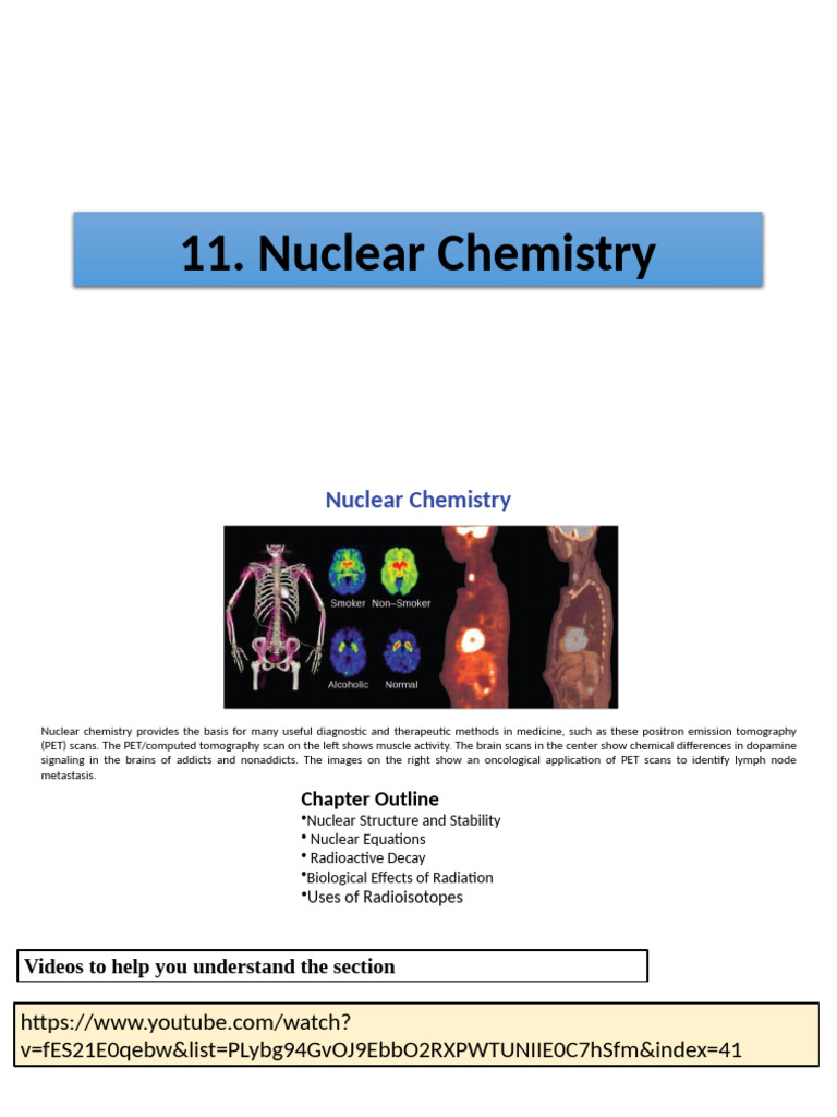 Nuclear Chemistry | PDF | Radioactive Decay | Nuclear Physics