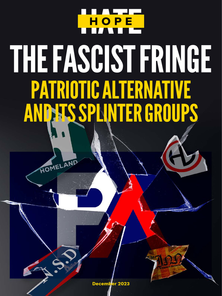Fragmentation of Patriotic Alternative | PDF | Far Right Politics ...