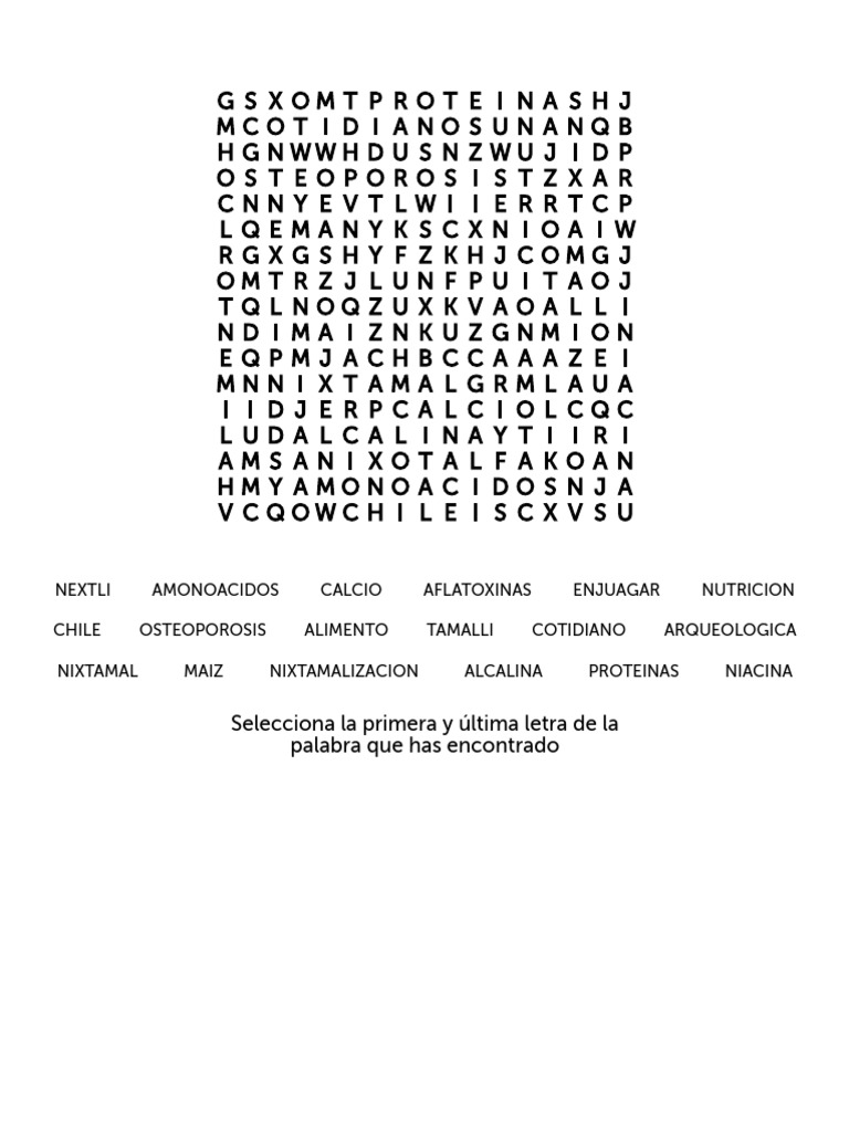 Sopa de Letras Ciencias | PDF