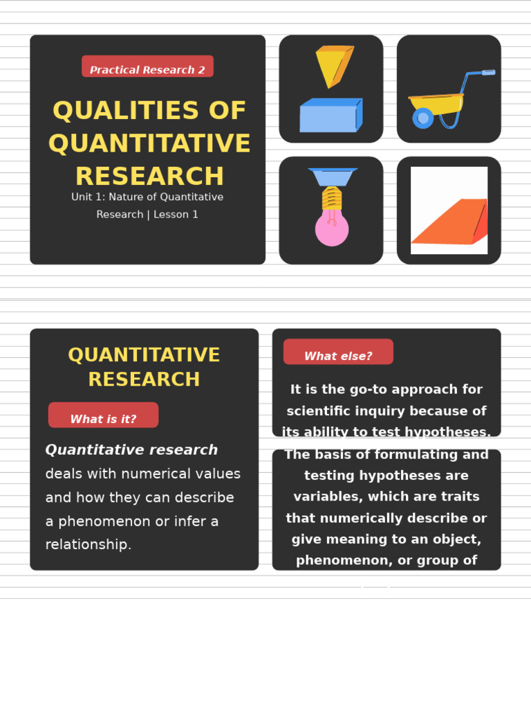 Key Features of Quantitative Research | PDF | Statistics | Quantitative ...