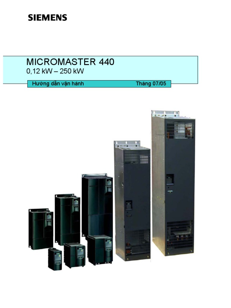 biến tần siemens MM440 | PDF