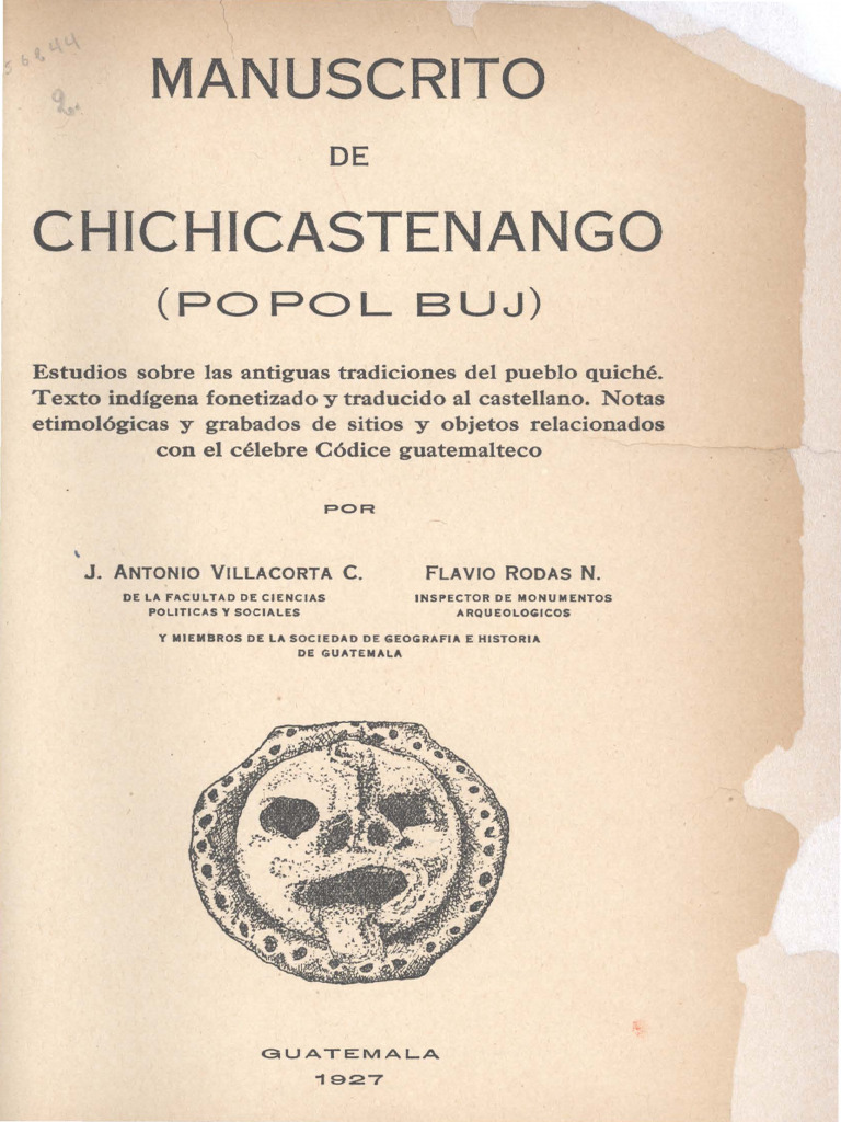 Tradiciones Quiché en el Popol Buj | PDF | Pueblos indígenas de América ...