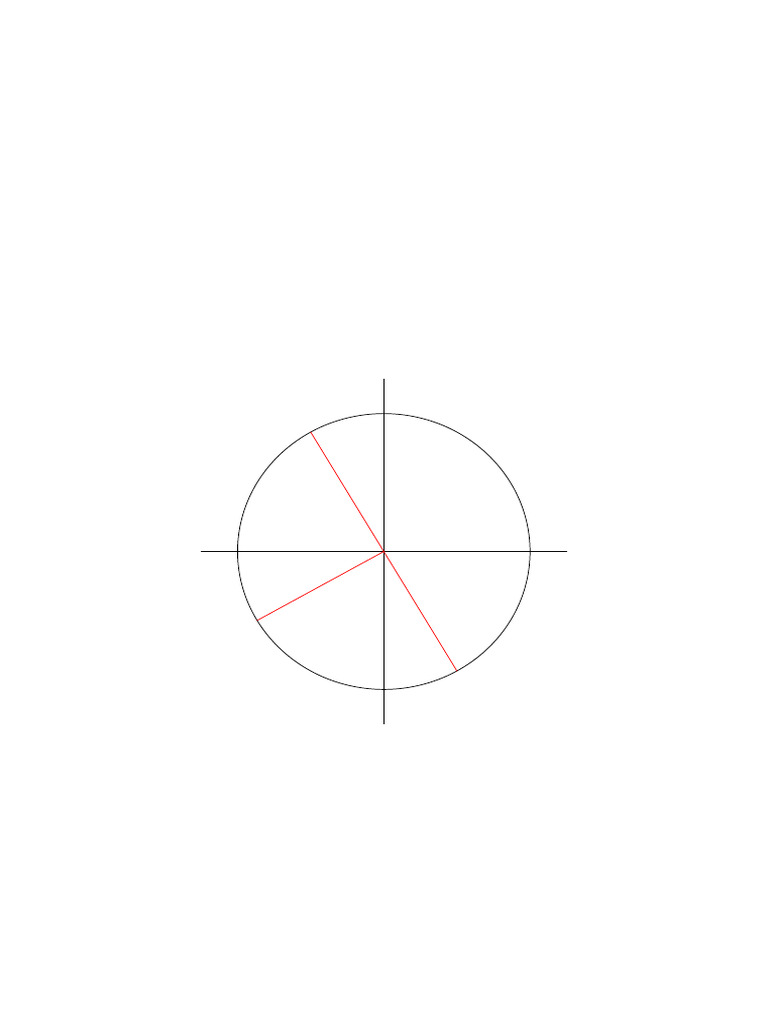 Trig Ratios Above 90 With Circle | PDF