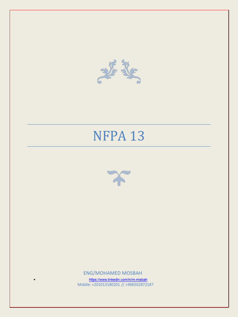 Nfpa 13 | PDF