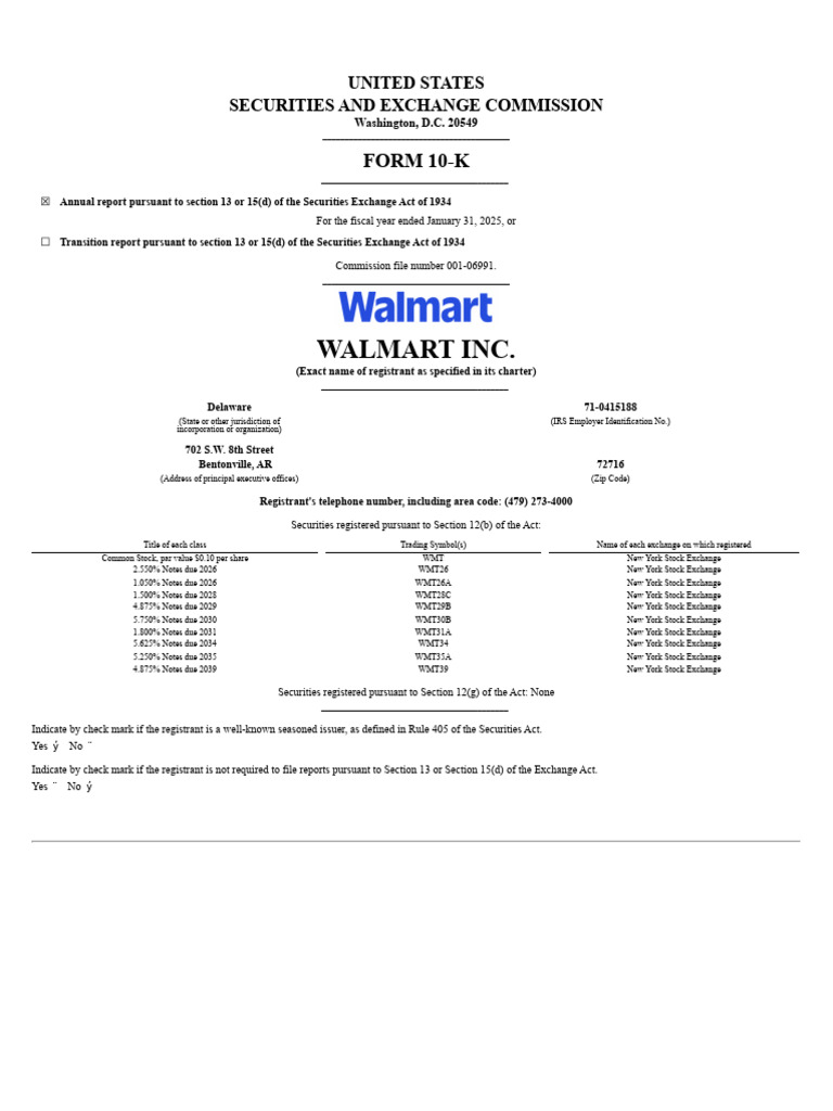 Walmart | PDF | Walmart | Grocery Store