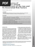 Oral Health Management for MRONJ Risk | PDF | Dental Implant | Osteoporosis