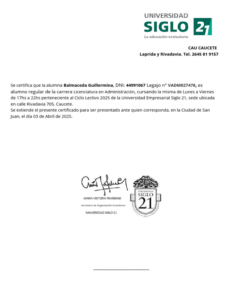 Certificado de Regularidad | PDF