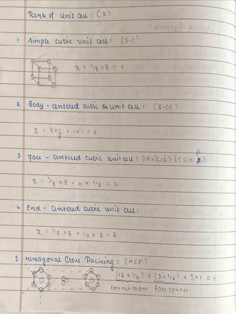 Chem Notes Solid State Pdf