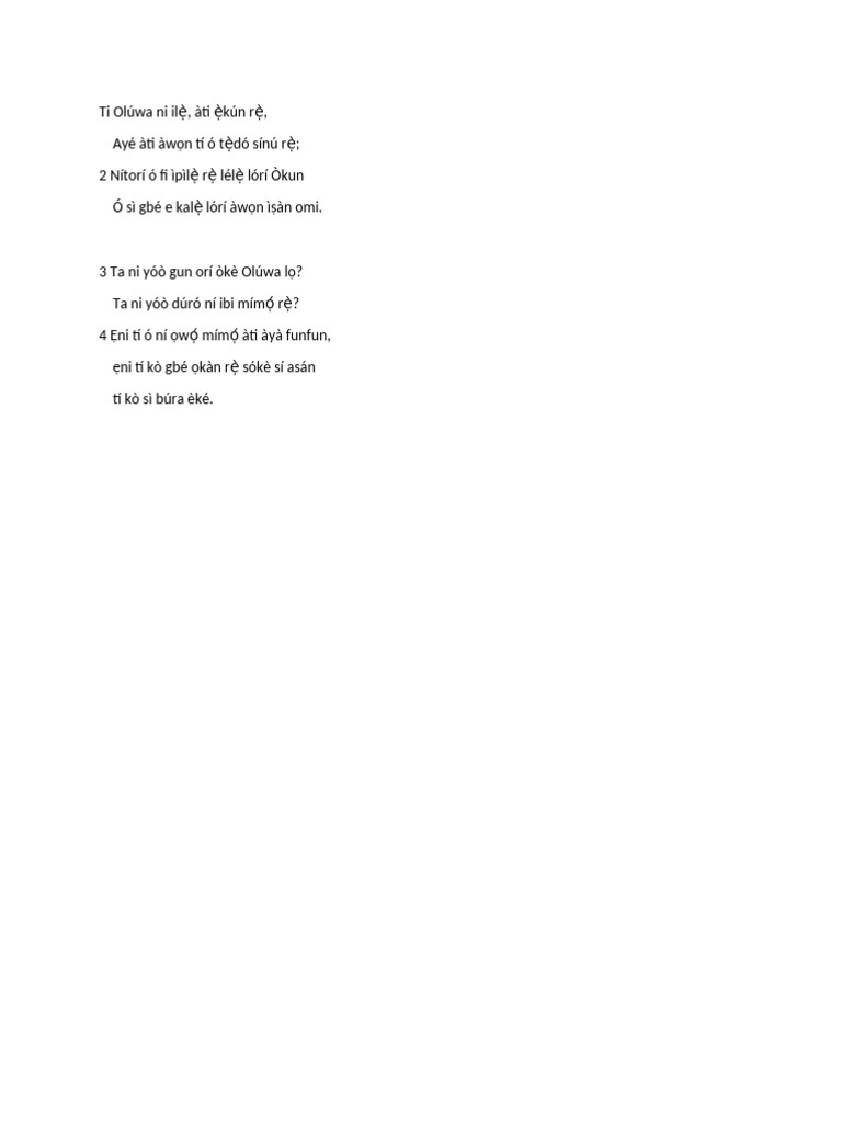 Psalm 24 | PDF