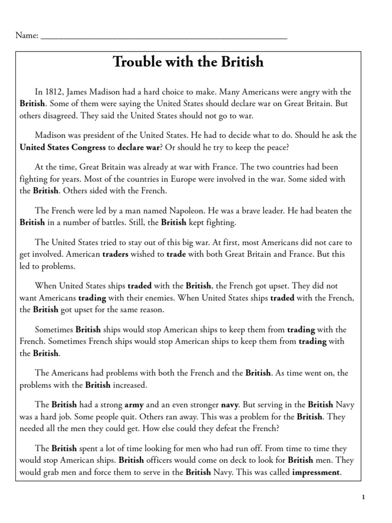 Fluency Teach Sentences Stories6 | PDF | The Star Spangled Banner