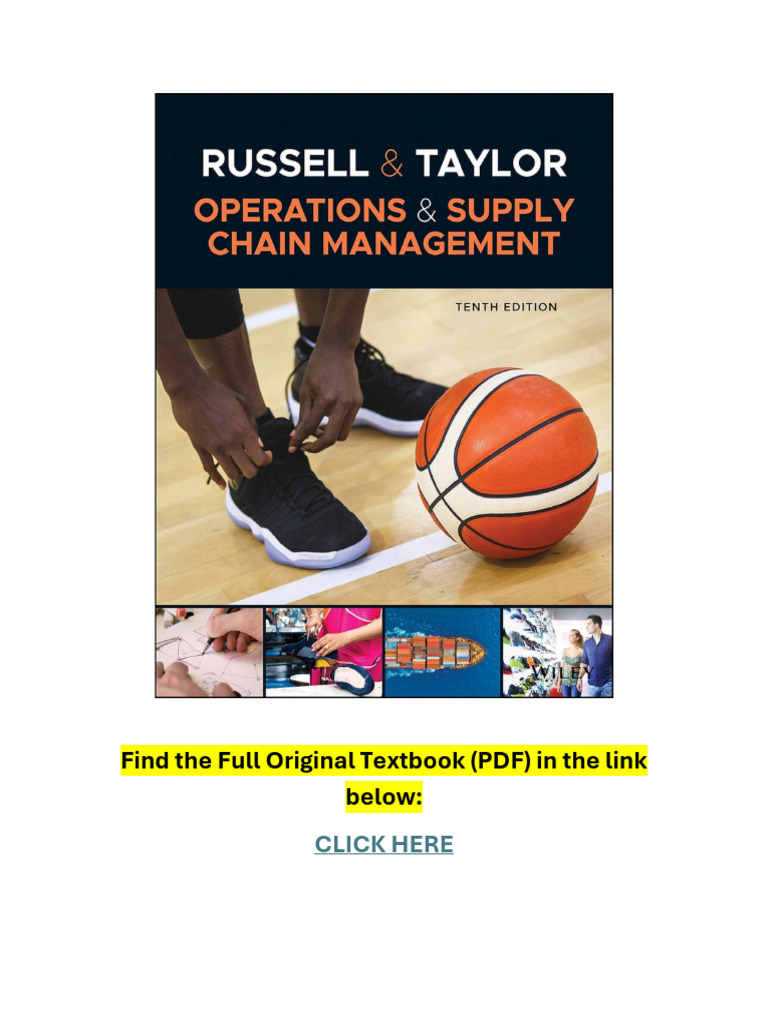 Operations and Supply Chain Management, 10th Edition PDF | PDF ...