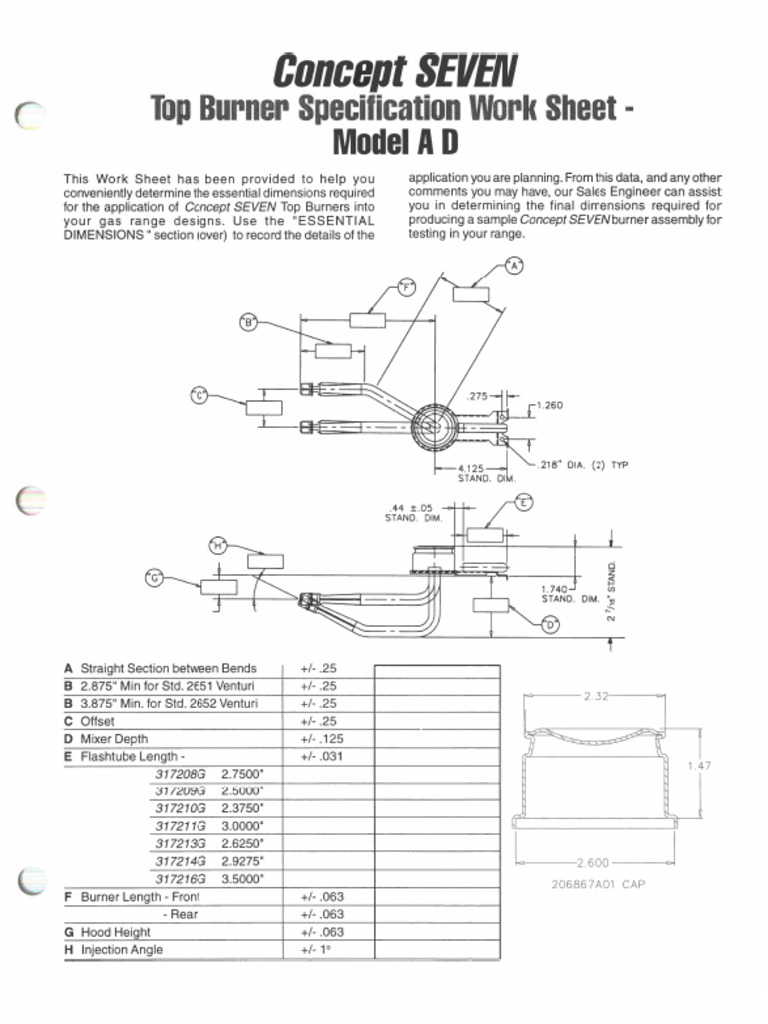 Open Top Burner | PDF