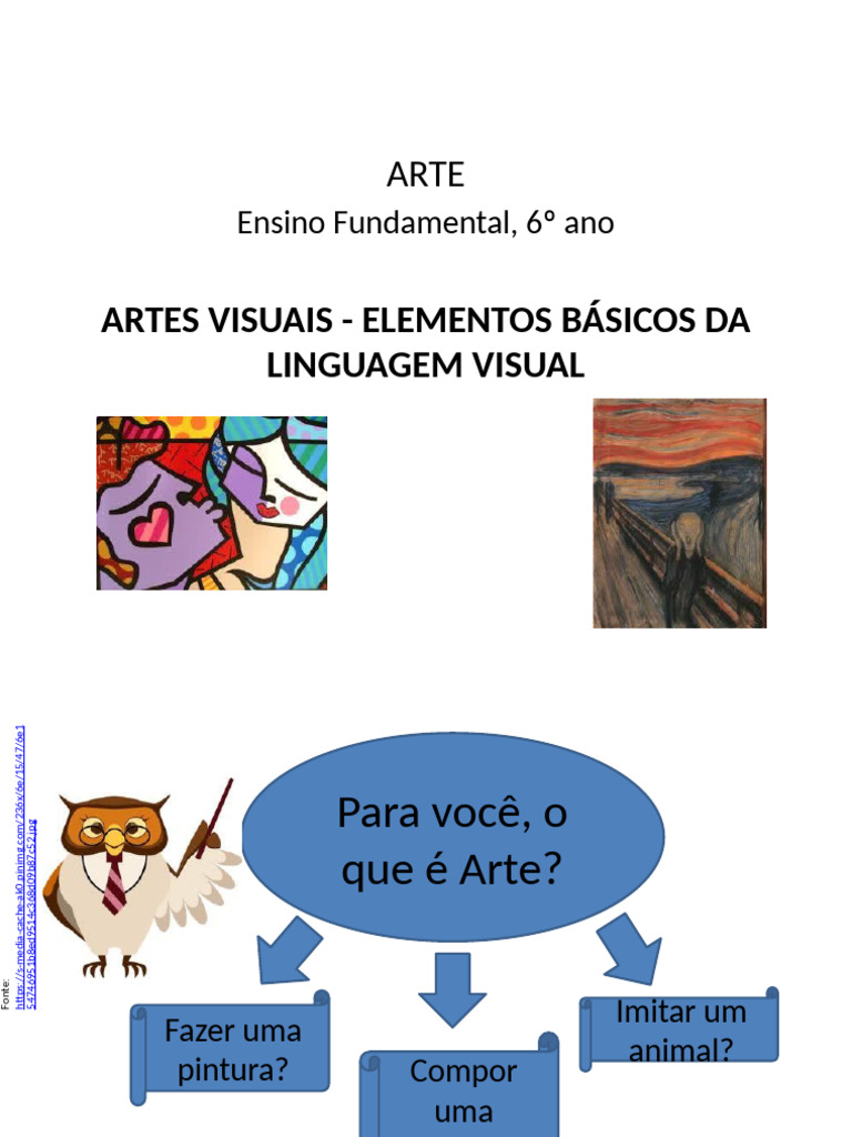 Elementos Básicos das Artes Visuais | PDF | Desenho | Arte abstrata