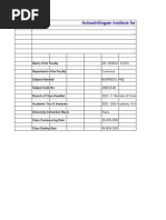 Muster Roll Format | PDF