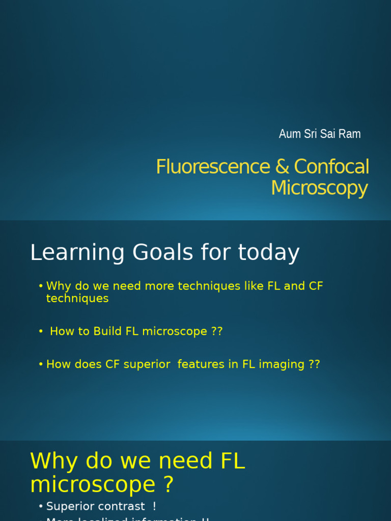 Fluorescence - Confocal Microscopy-2023 | PDF | Microscopy | Confocal Microscopy