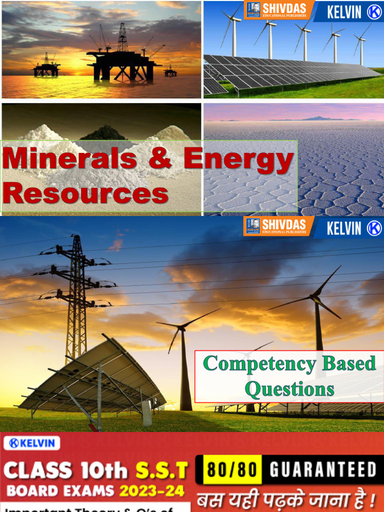 Mienral and Energy Resources | PDF | Rock (Geology) | Ore