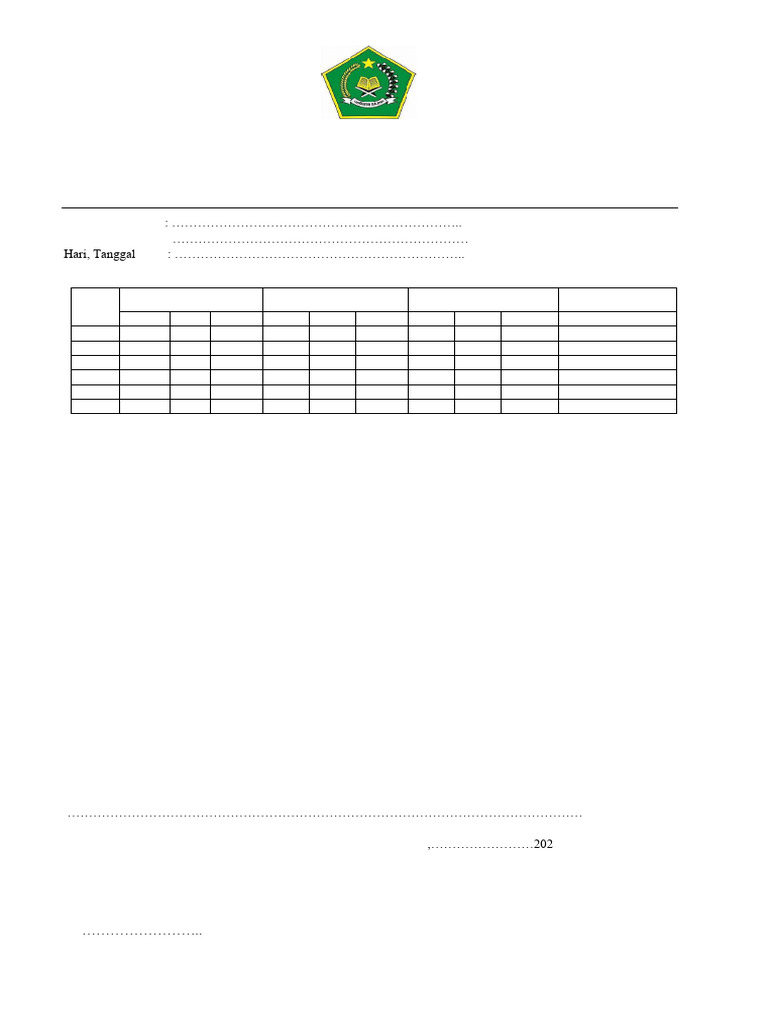 Instrumen Monitoring Try Out 2025 | PDF