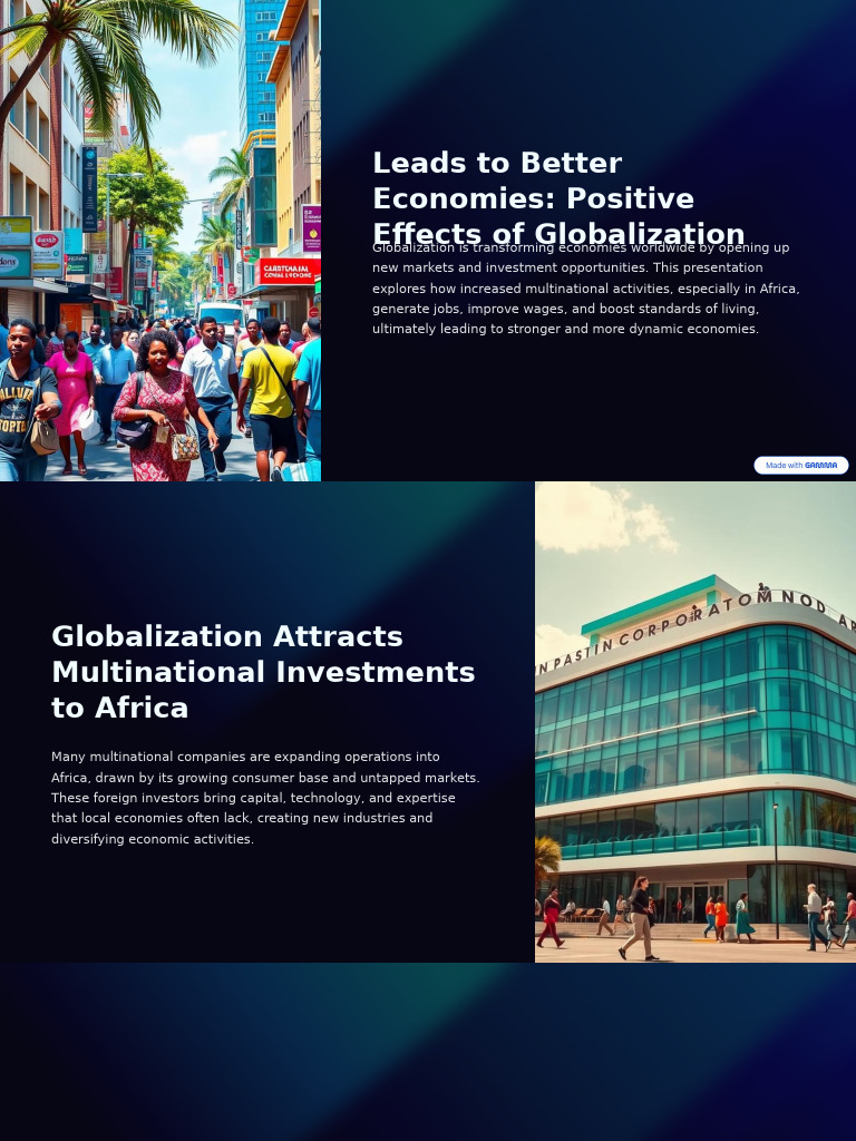 Leads To Better Economies Positive Effects of Globalization | PDF ...