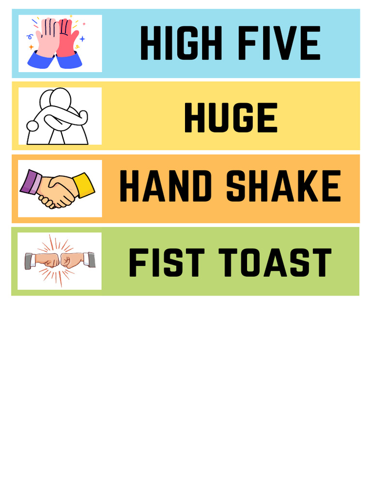 Classroom Morning Greetings Flashcards in Colorful Illustratvie Style ...