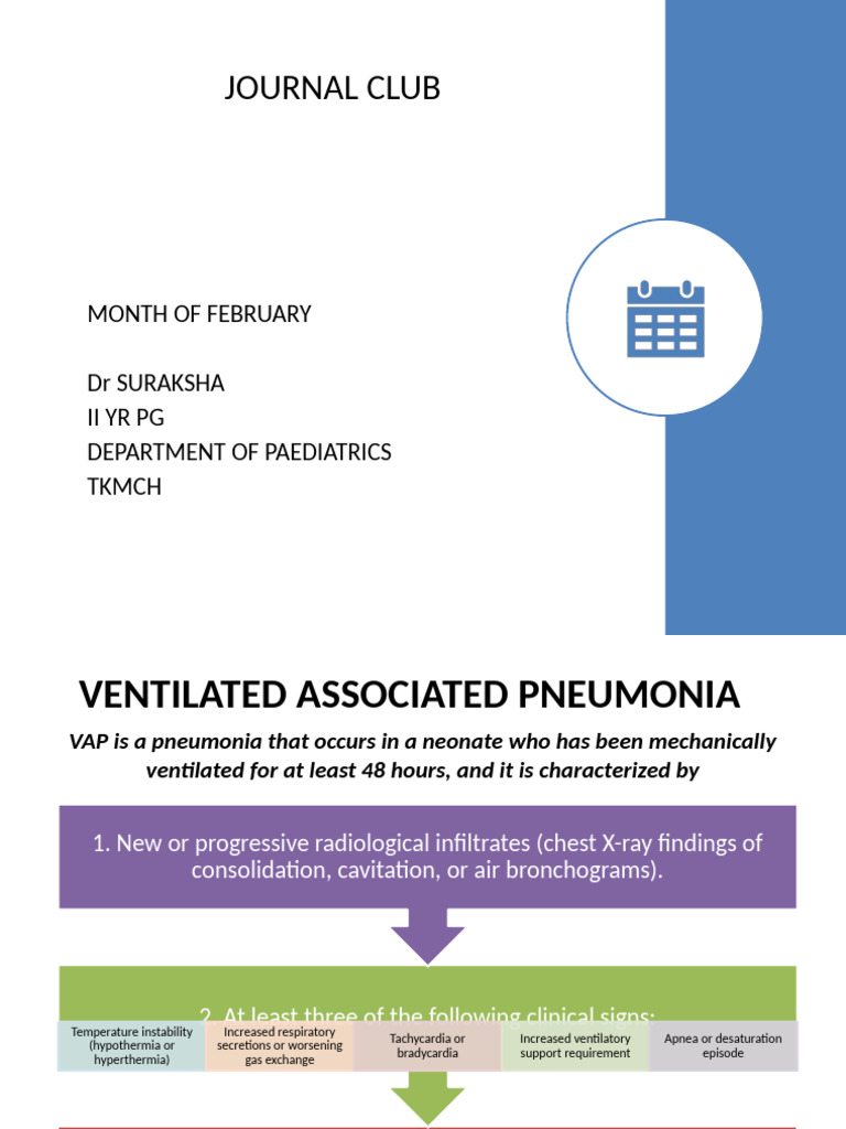 VAP 11.2.25 New Presentation On Ventilator | PDF | Neonatal Intensive ...