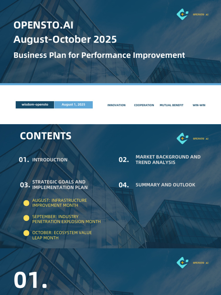 OPENSTO - AI-2025 Business Plan | PDF | Artificial Intelligence ...