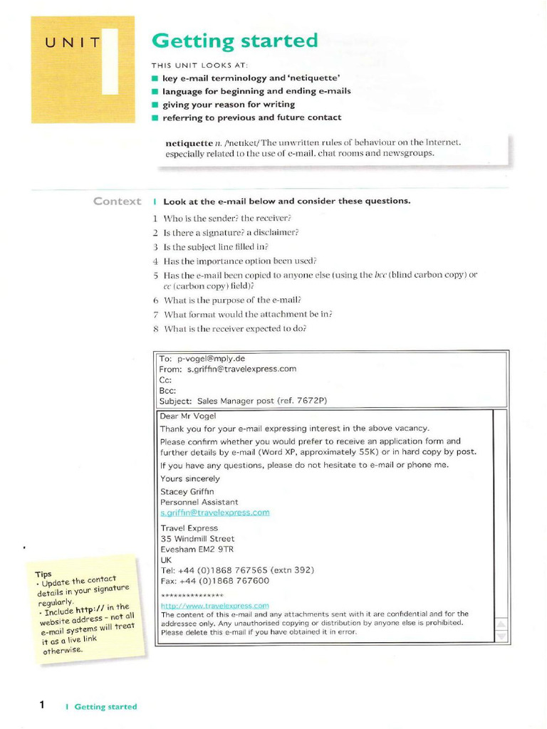 Business Emailing | PDF