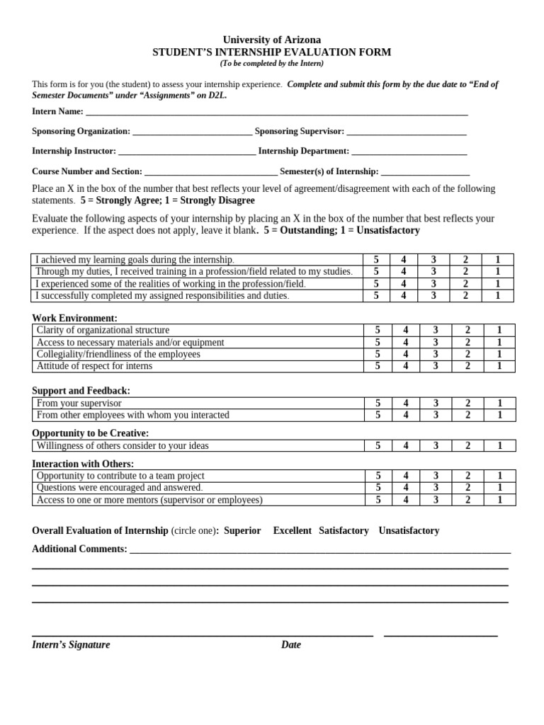 Self Evaluation Form (Word) 1 | PDF | Performance Appraisal | Psychological Concepts