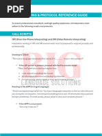 Propio Interpreter Guidelines and Protocols | PDF | Language ...