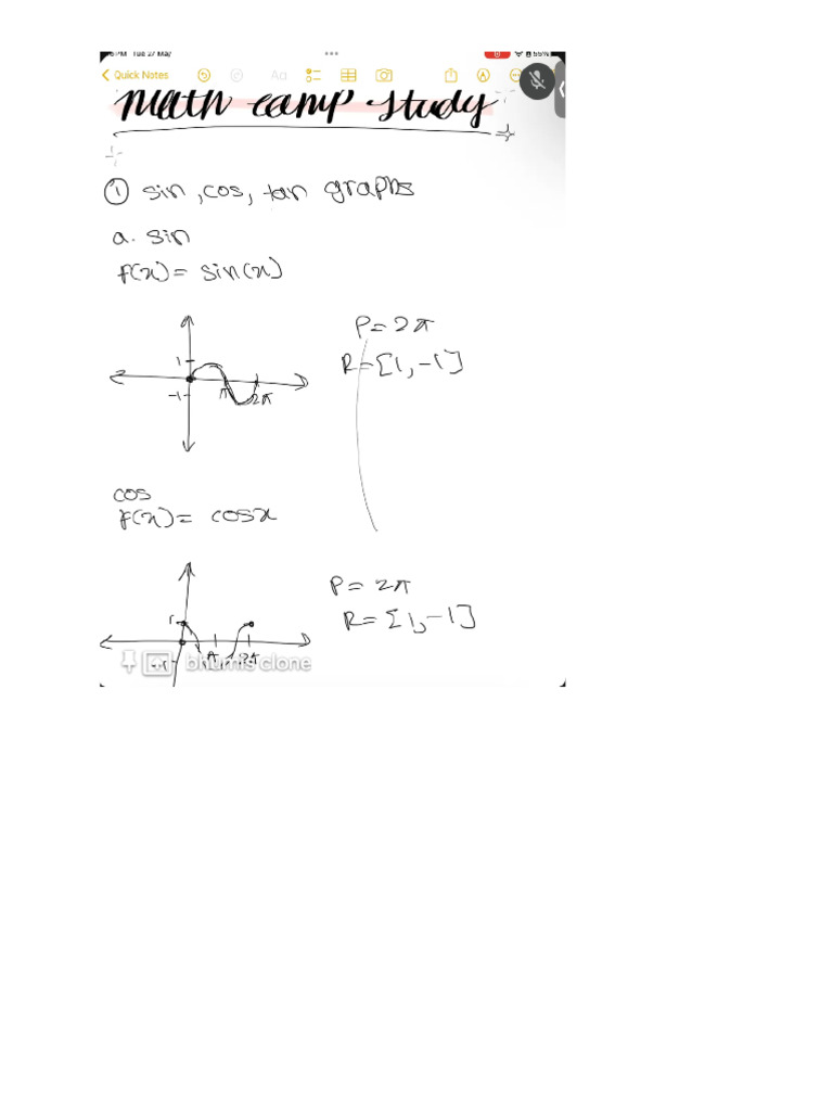 Pre Calc Final Exam Material | PDF