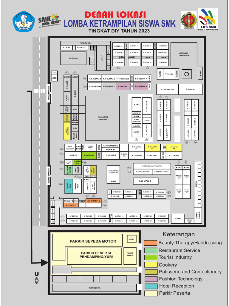 Denah SMK N 1 Sewon Baru 25 | PDF