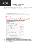 Cara Membuat Surat Di Ms Word | PDF