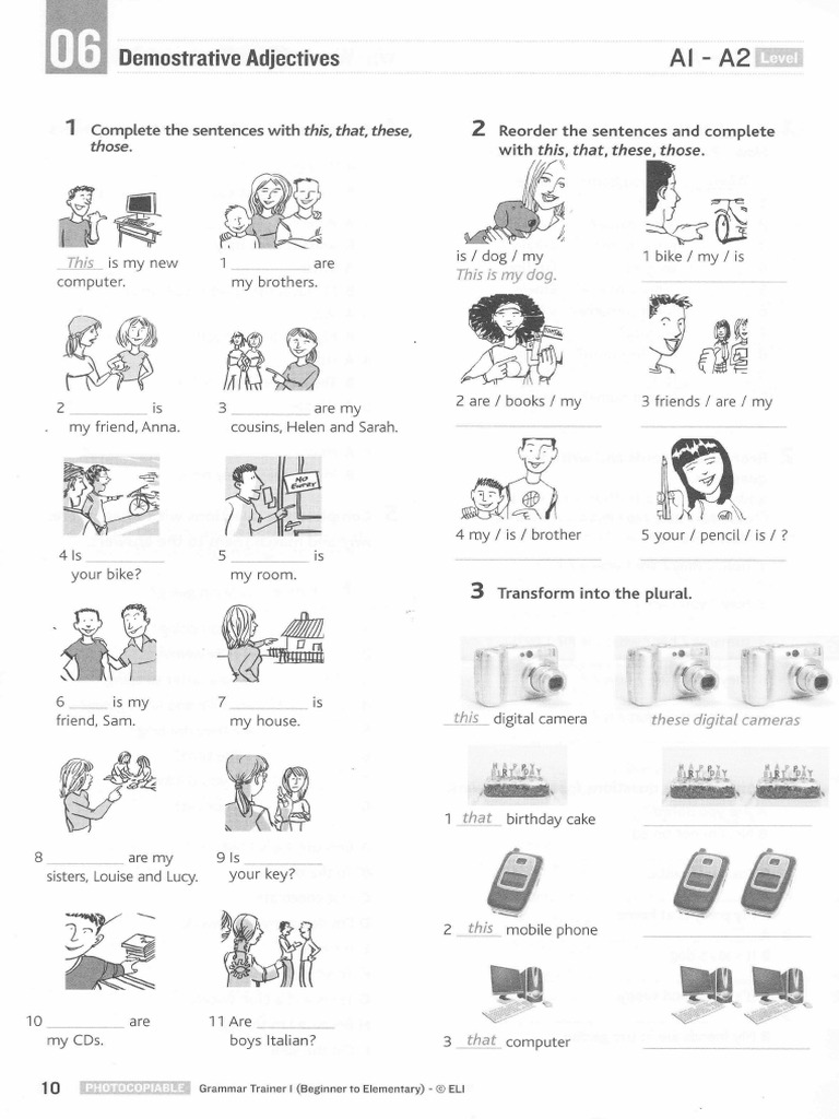 06 Demonstrative Adjectives | PDF