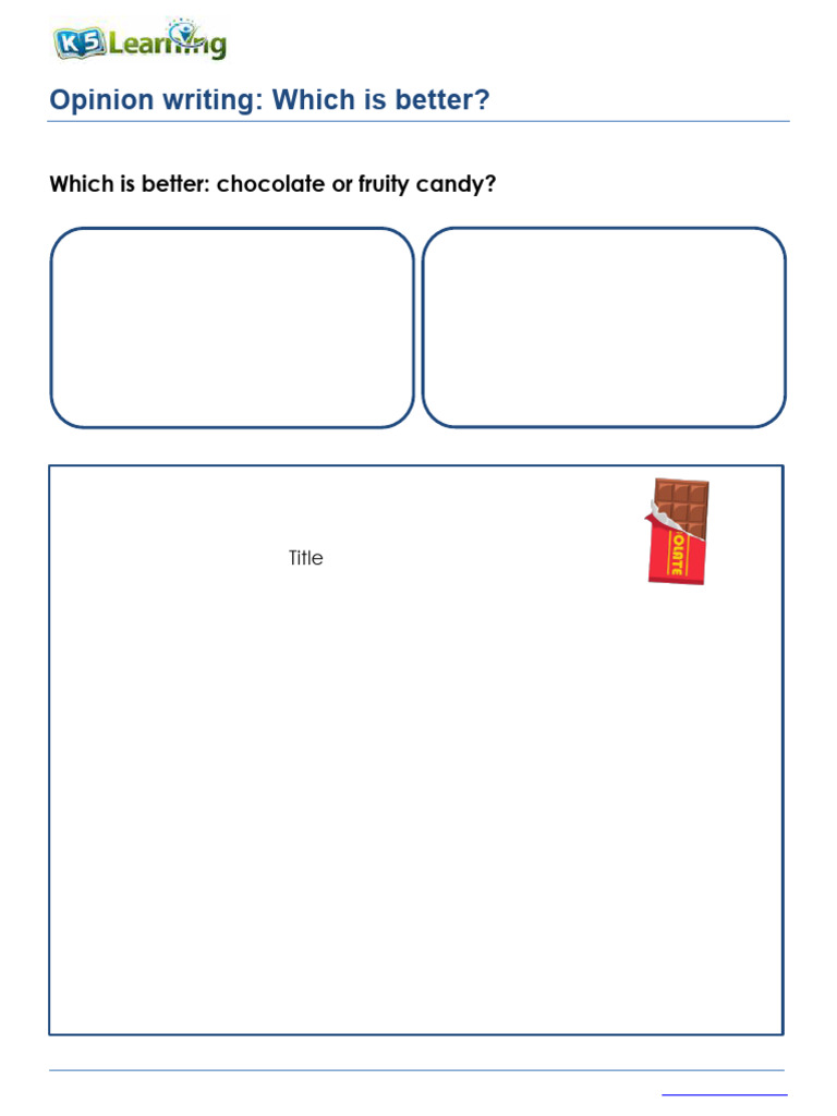 Grade 3 Opinion Writing Prompts 1yn | PDF
