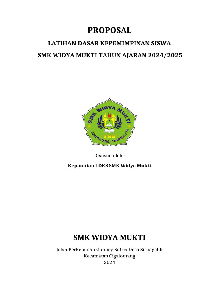 Proposal Ldks | PDF