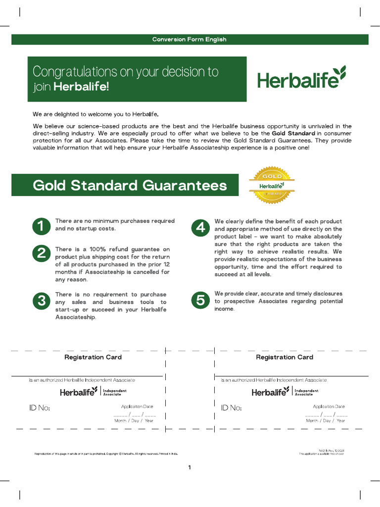 PC To Associate Form 8 Pages | PDF