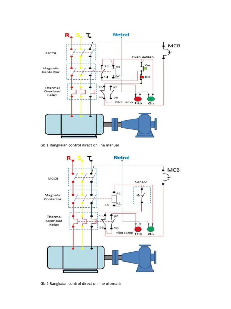 GB 1.rangkaian Control Direct On Line Manual | PDF