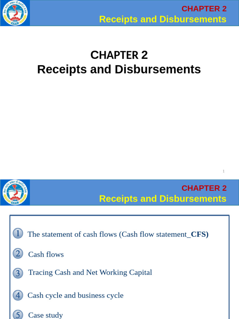 Ch2-Recepts and Disbursements Management | PDF | Cash Flow Statement | Expense