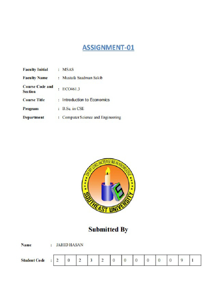 Assignment 01 | PDF