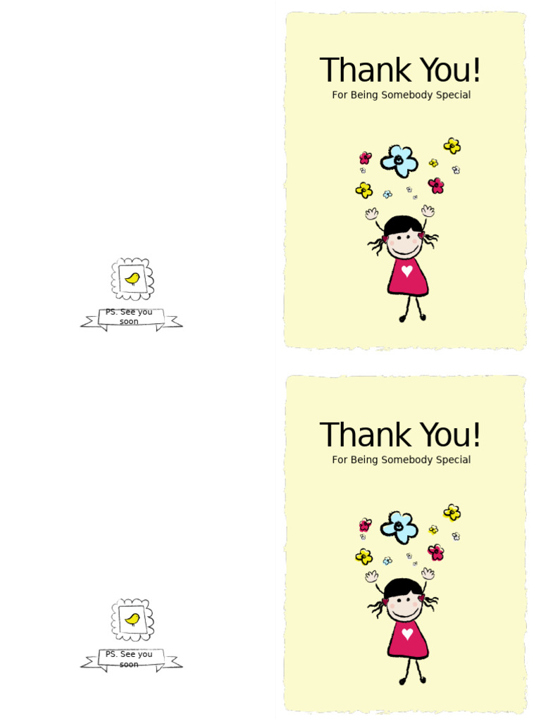 Thank You Card | PDF