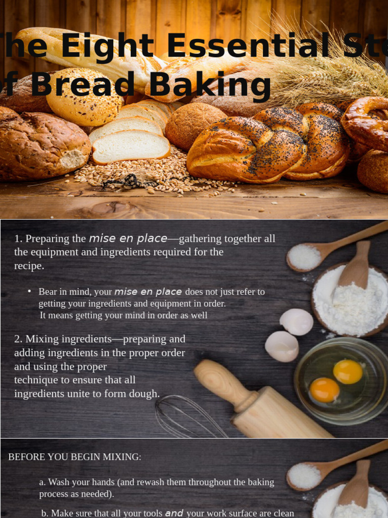 8 Essential Steps of Bread Baking v2 | PDF | Breads | Dough