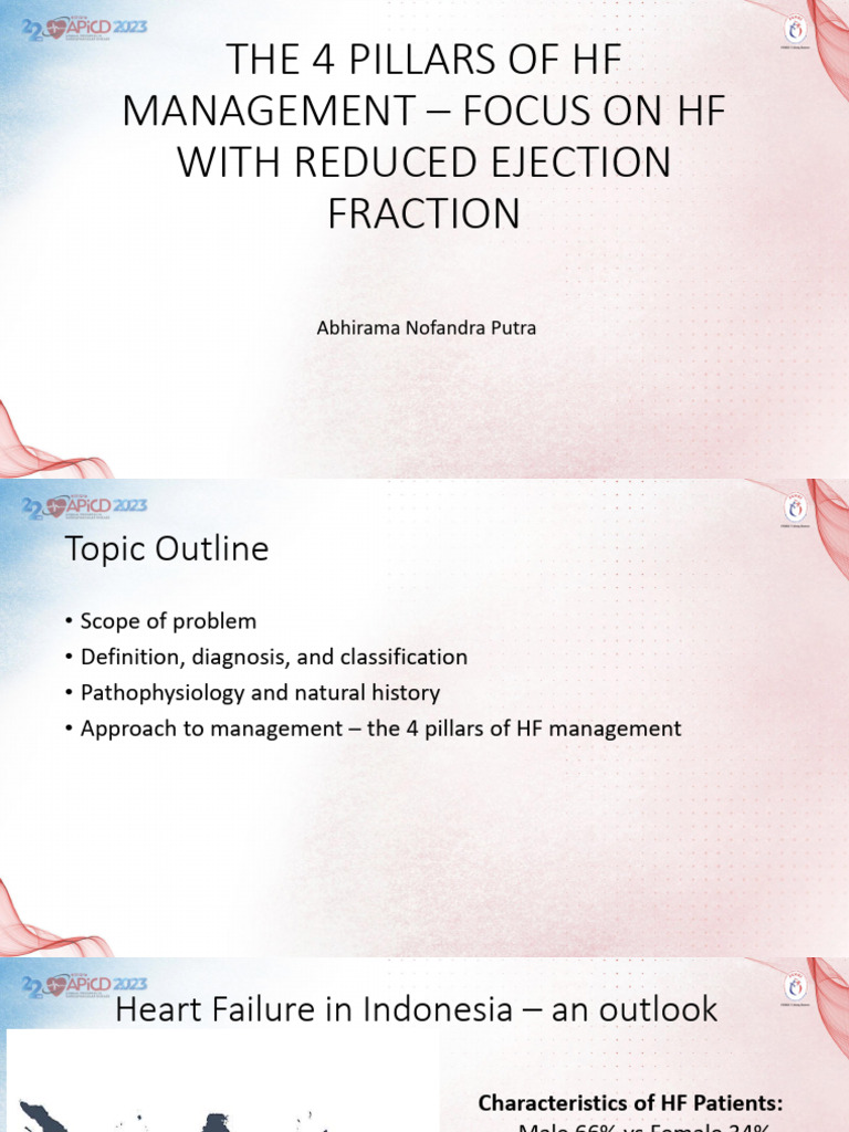 DR Abhirama - THE 4 PILLARS OF HF MANAGEMENT | PDF | Heart Failure ...