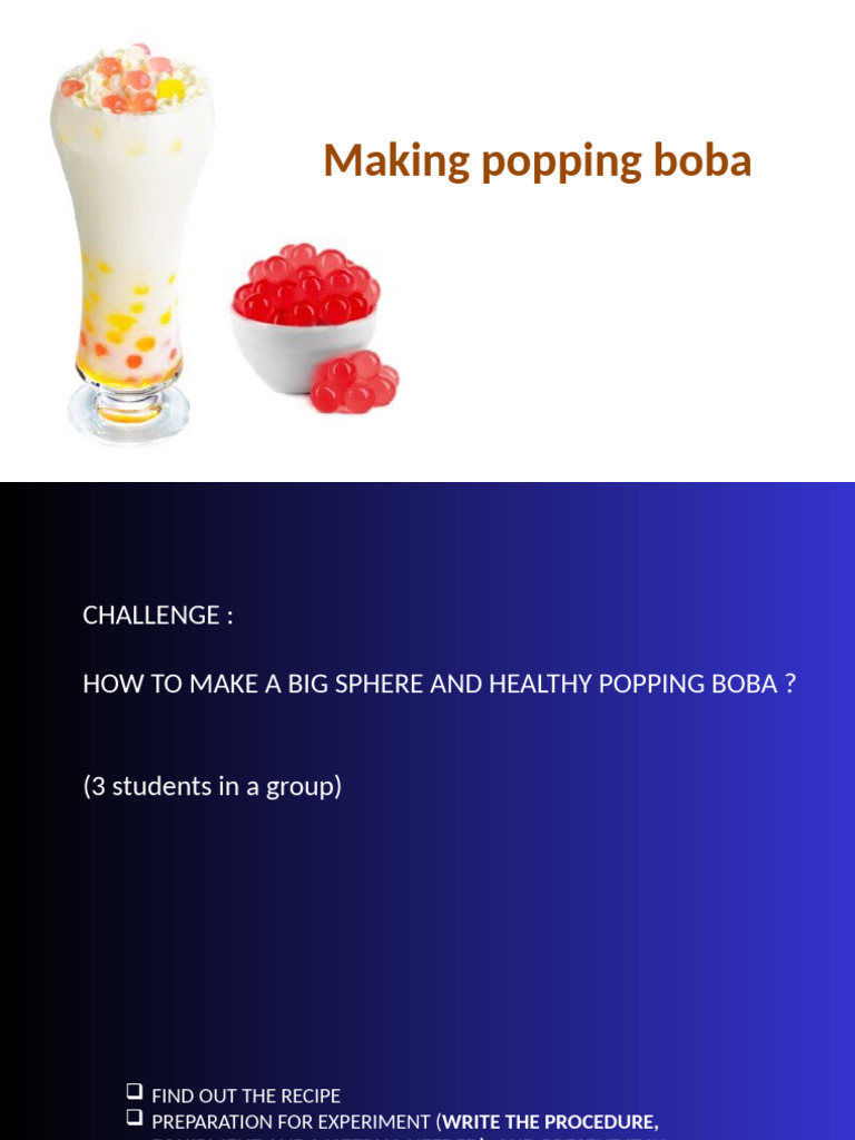 Making Popping Boba 250731 044459 | PDF