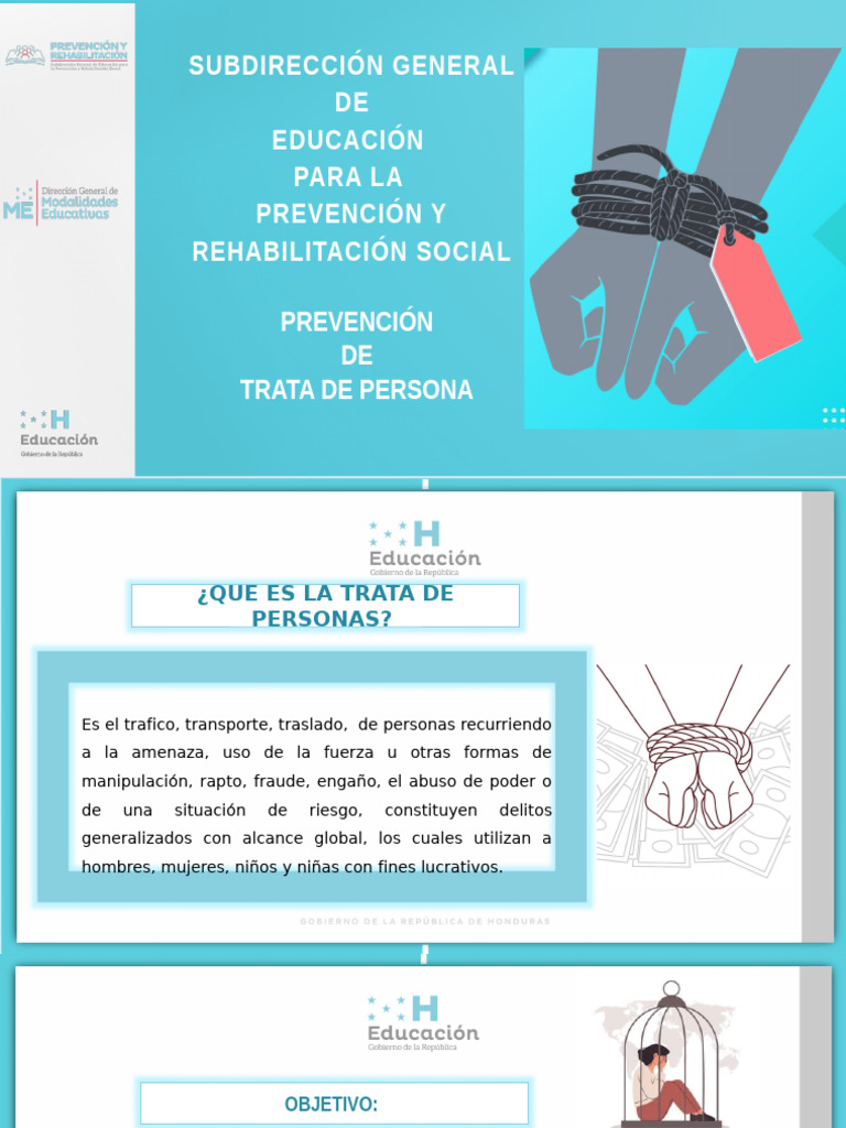 Prevención de Trata Infantil en Escuelas | PDF | Trata de personas