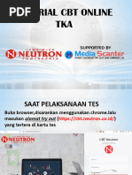 Panduan Mengerjakan Ujian CBT E-Ujian - E-Ujian - Id | PDF