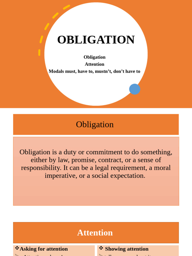 Obligation | PDF