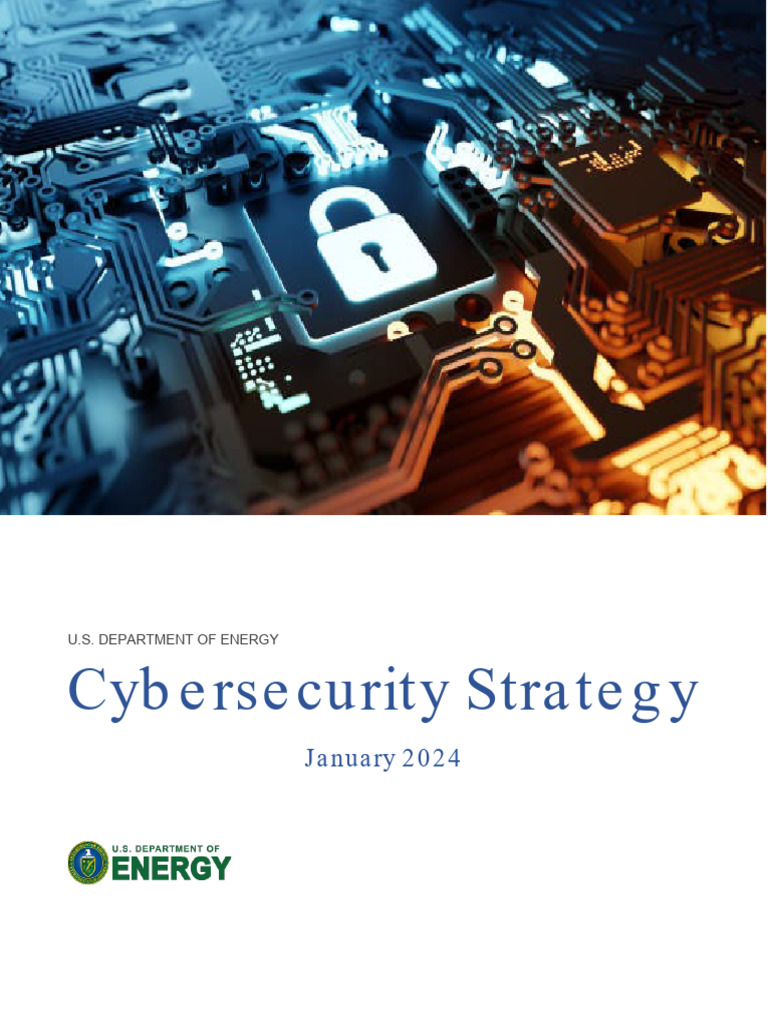 DOE Cybersecurity Strategy 2024 | PDF | Computer Security | Security