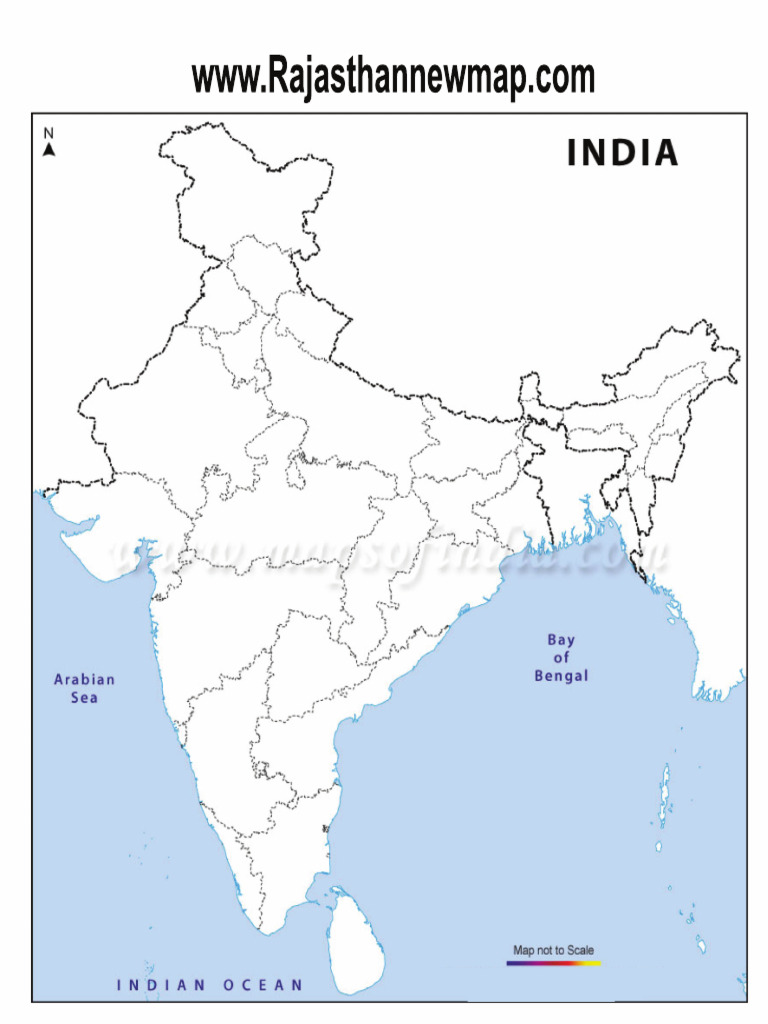 India Blank Map | PDF