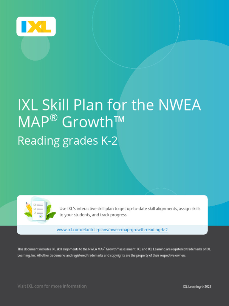 Nwea Map Growth Reading K 2 | PDF | Adjective | Plural