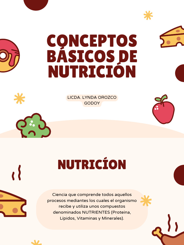 Nutricion y Conceptos Basicos | PDF | Nutrición | Dieta y nutrición