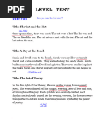 Free English Level Test & Certificate | PDF | Technology & Engineering